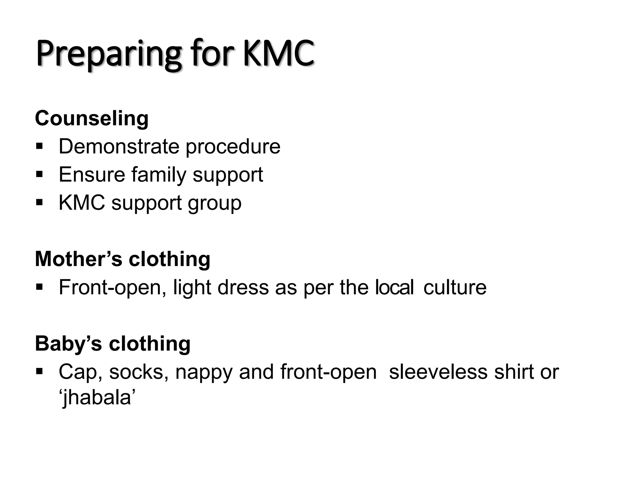 Kangaroo Mother Care (KMC) IN NEONATES .pptx