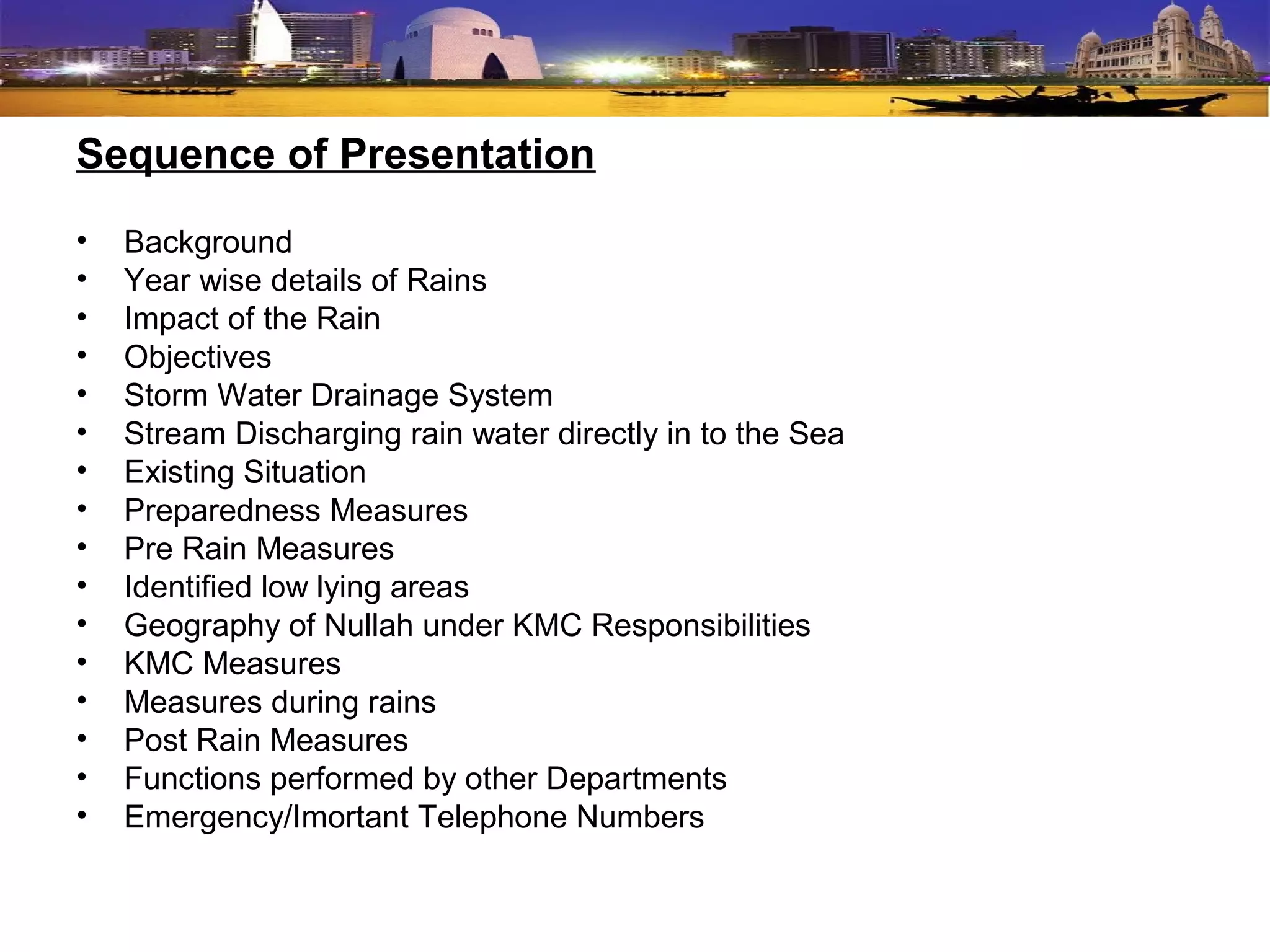 Kmc rain emergency plan 2014 final | PPT