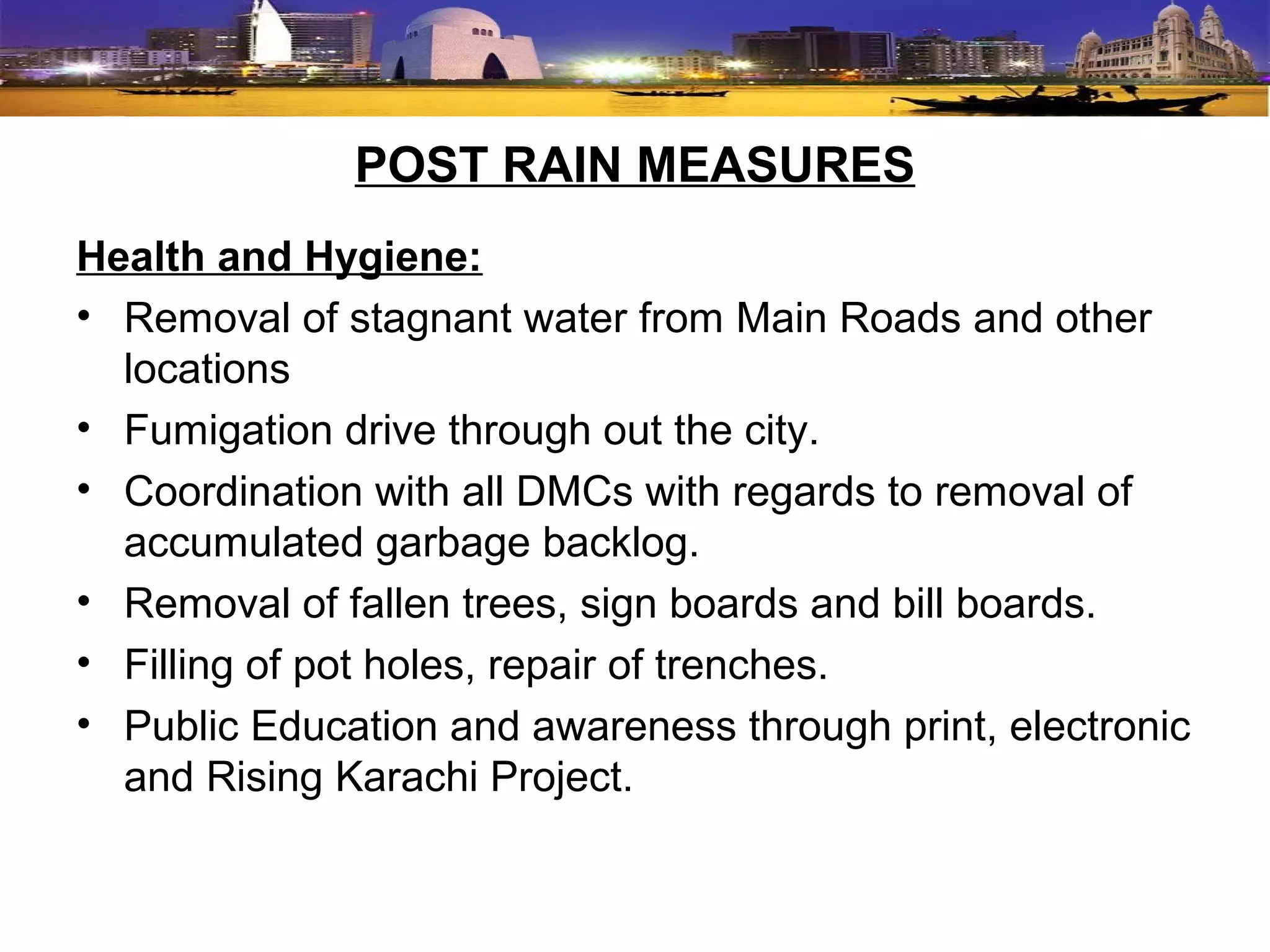 Kmc rain emergency plan 2014 final | PPT