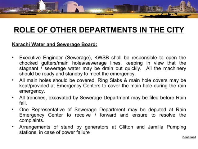 Kmc rain emergency plan 2014 final | PPT