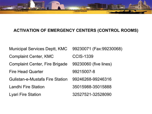 Kmc rain emergency plan 2014 final | PPT