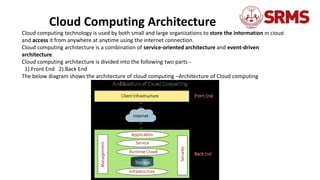 Cloud computing and its nature and benefits | PPT