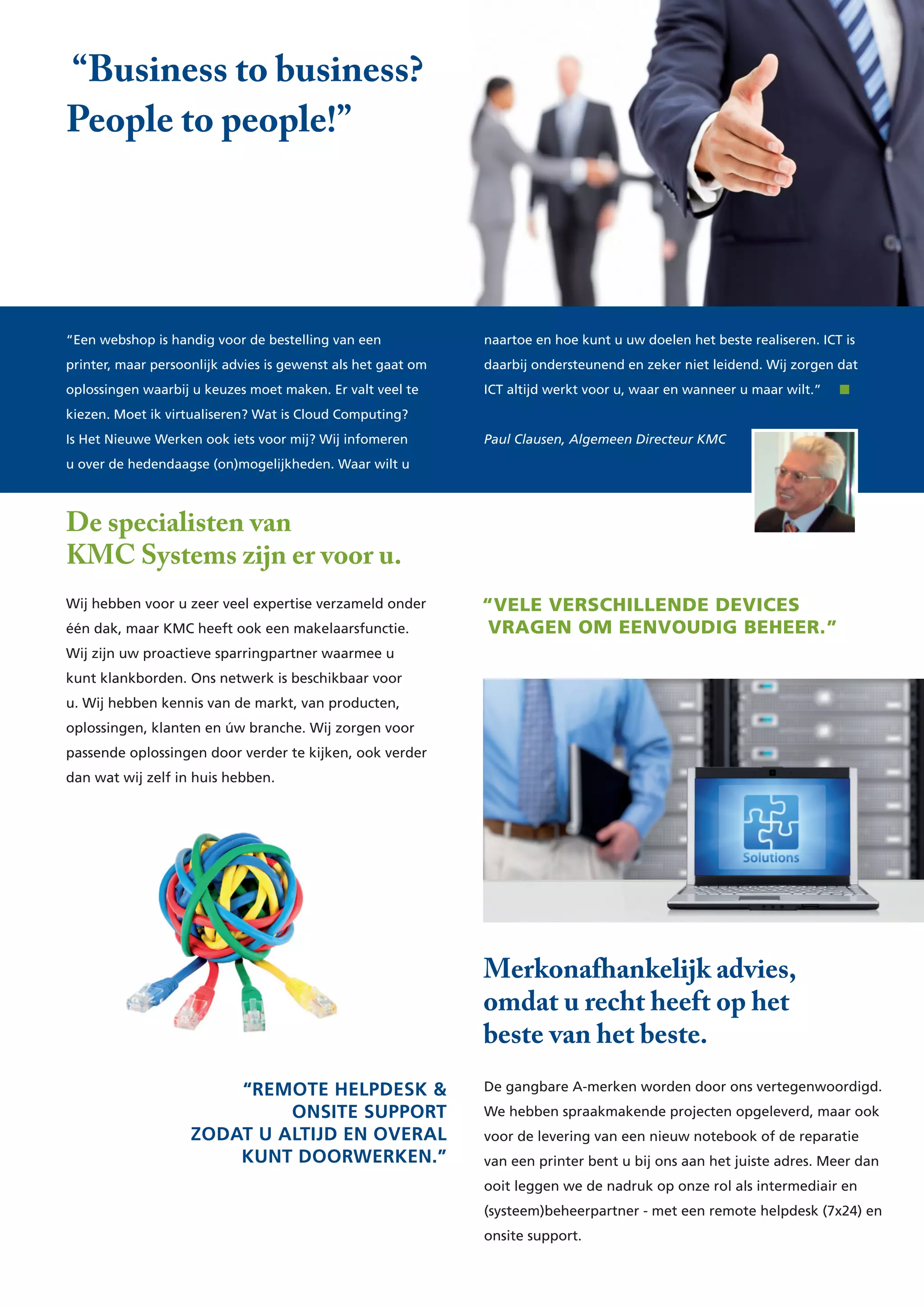 KMC Systems bedrijfsfolder | PDF