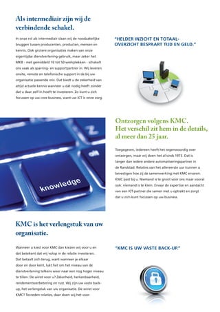 KMC Systems bedrijfsfolder | PDF