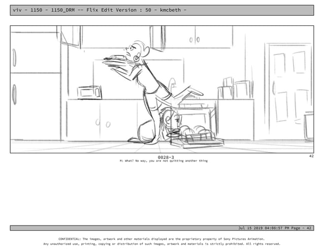 Vivo Storyboards Gabi and Vivo Kitchen Sequence | PPT