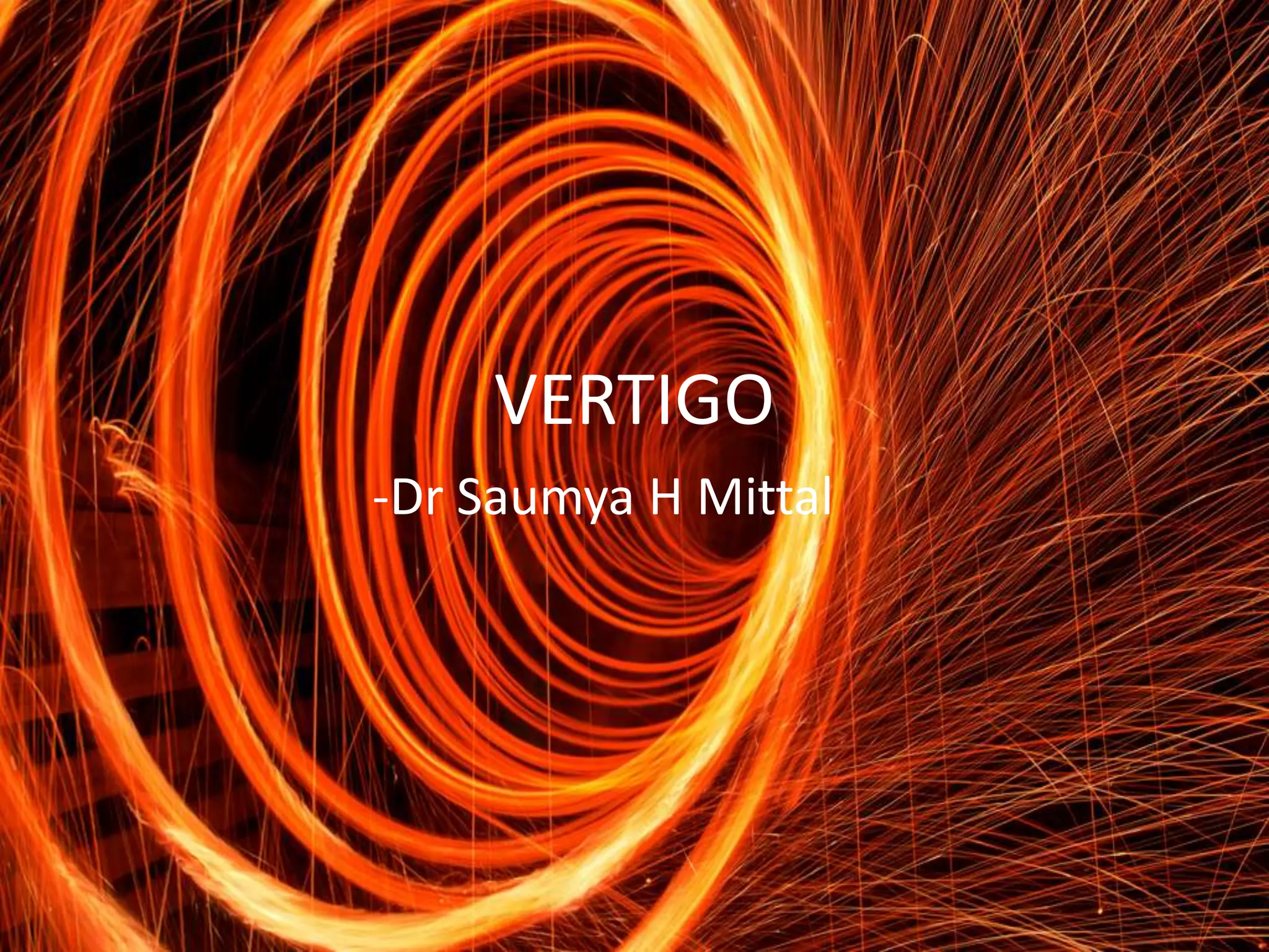 Central vertigo | PPTX