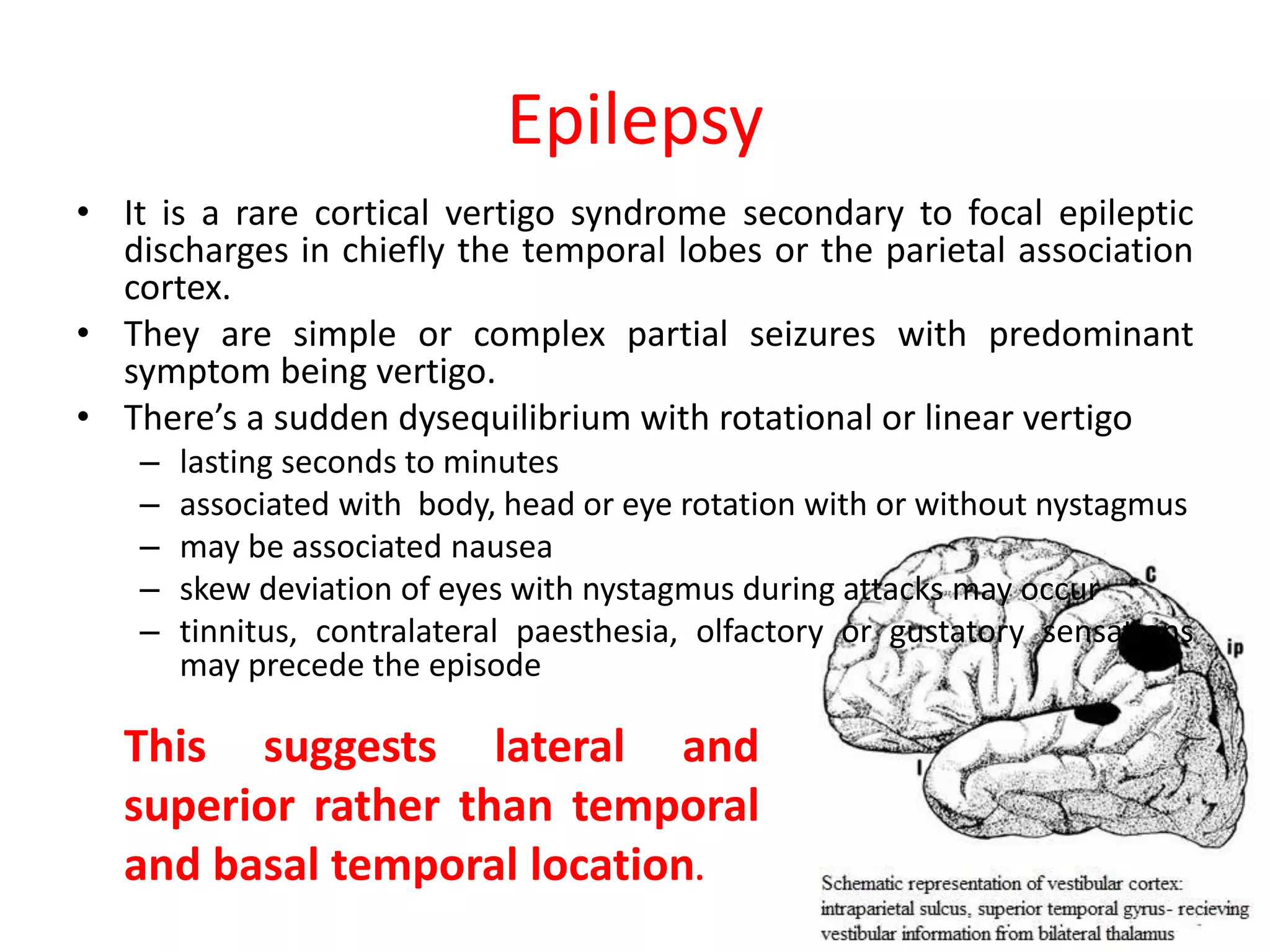Central vertigo | PPTX