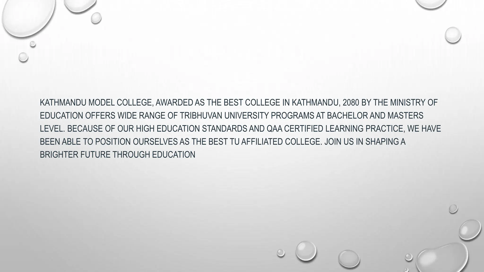 Kathmandu Model College Best College in Nepal | PPT