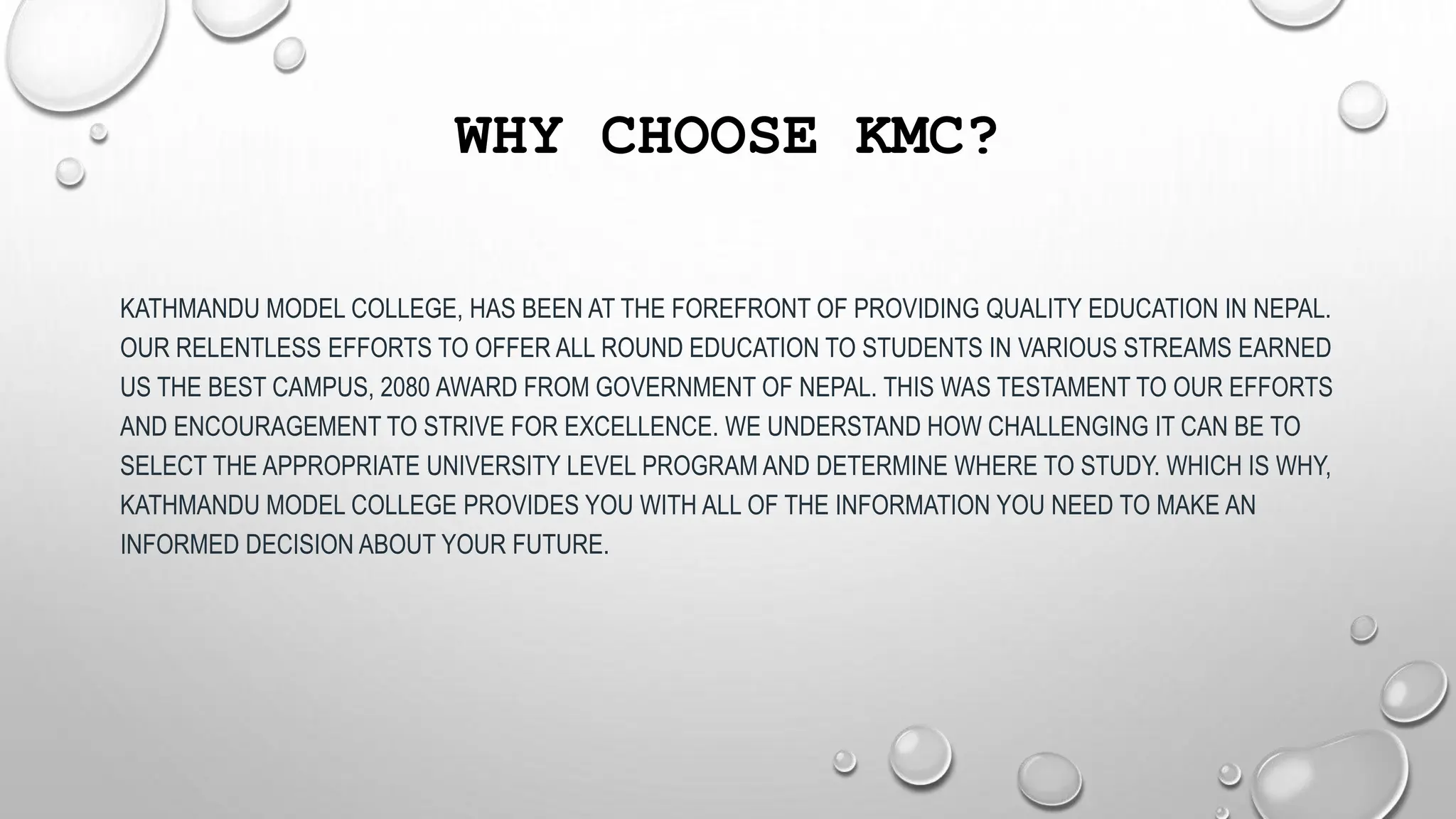 Kathmandu Model College Best College in Nepal | PPT