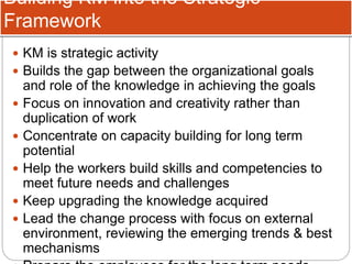 Strategic Knowledge Management | PPTX