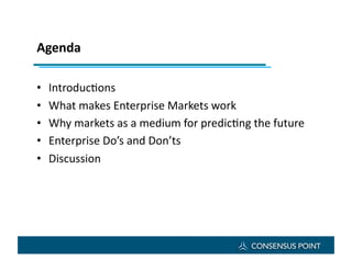 Effective Enterprise Markets: What makes them work and why | PPT