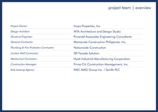 Inoza Tower Building Presentation | PDF