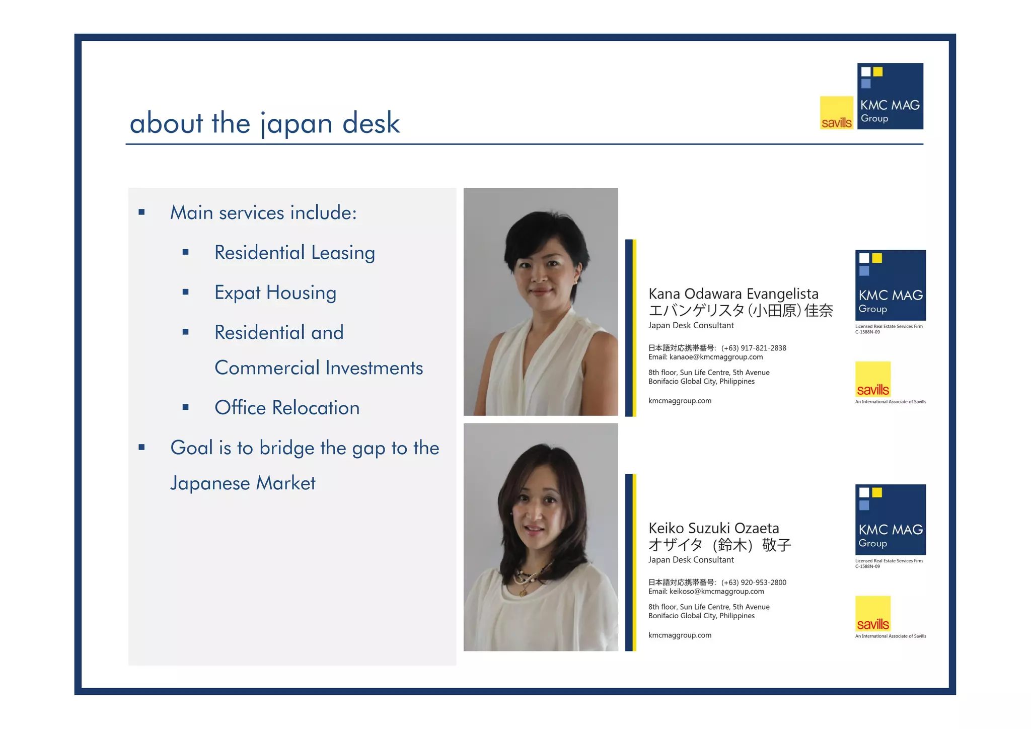 KMC MAG Group Primer for Japan Desk | PDF