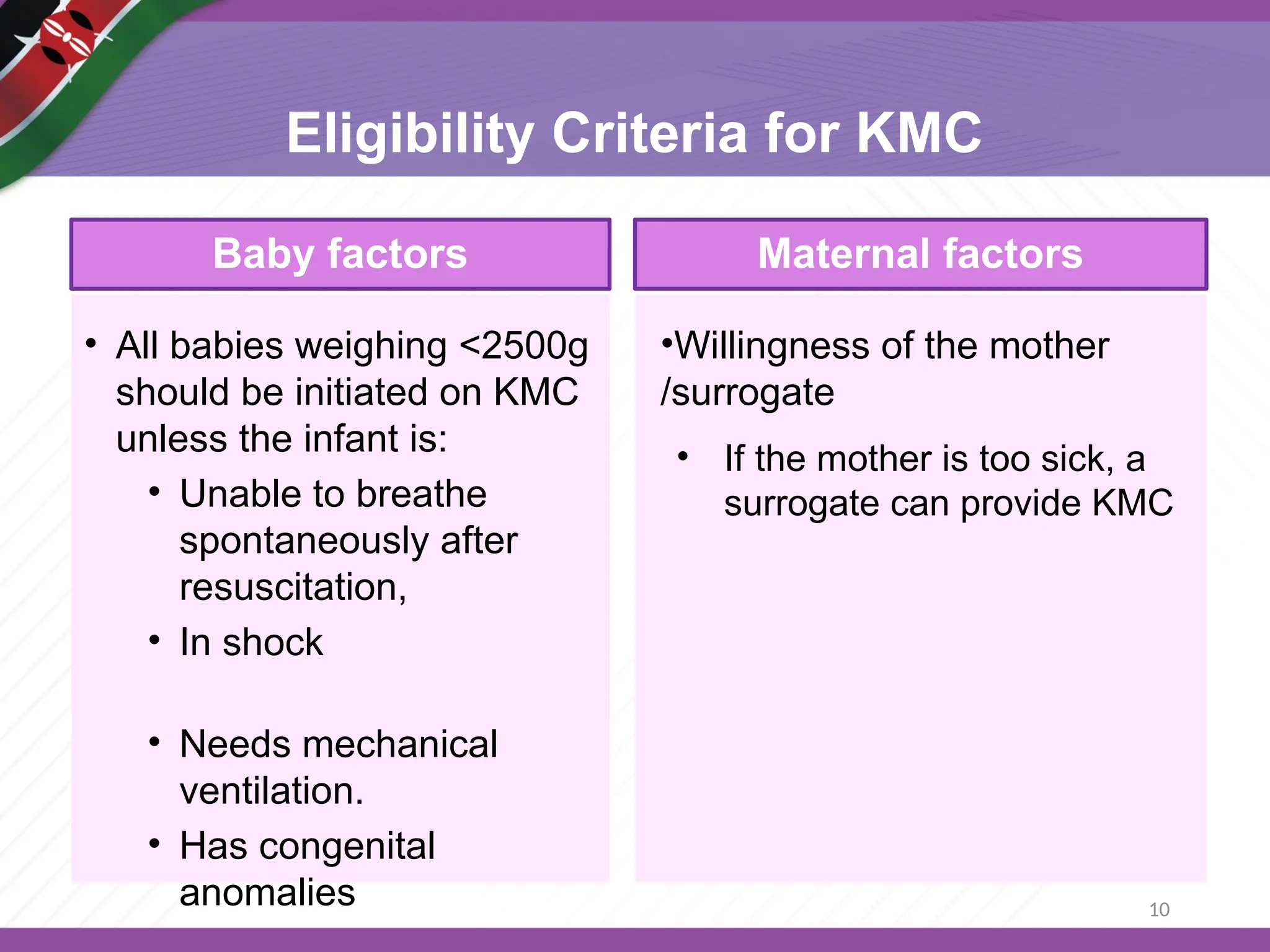 KANGAROO MOTHER CARE Presentation summary | PPTX