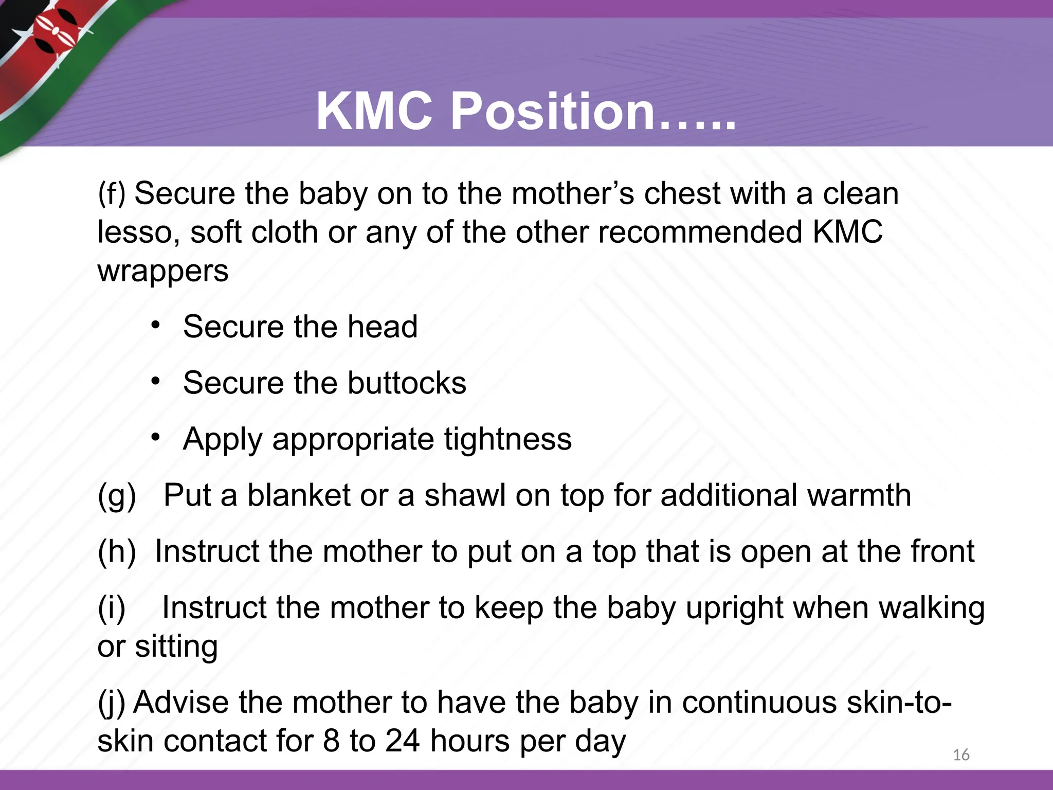 KANGAROO MOTHER CARE Presentation summary | PPTX