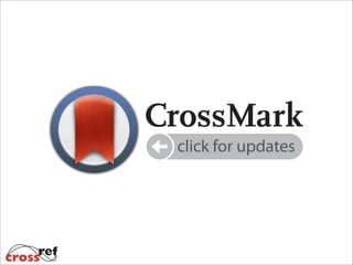 crossmark update | PPT