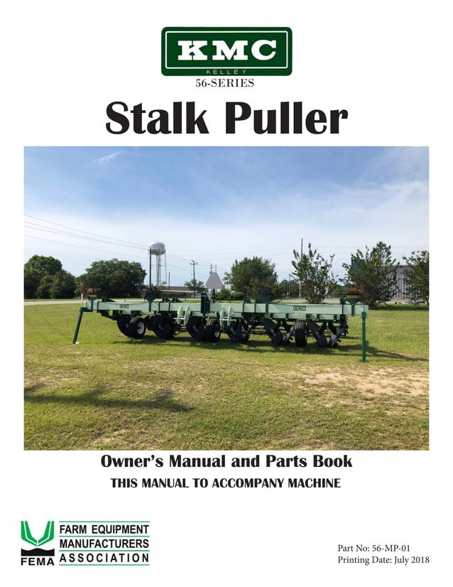 KMC Stalk Puller Manual | PDF