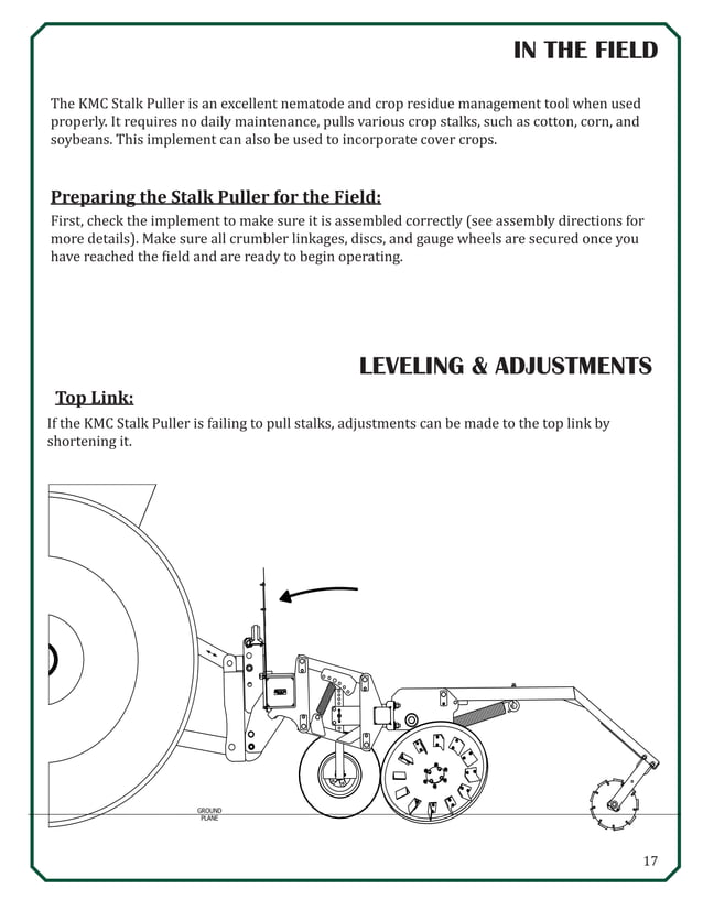 KMC Stalk Puller Manual | PDF