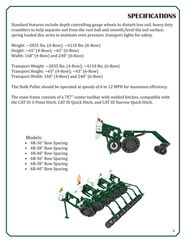 KMC Stalk Puller Manual | PDF