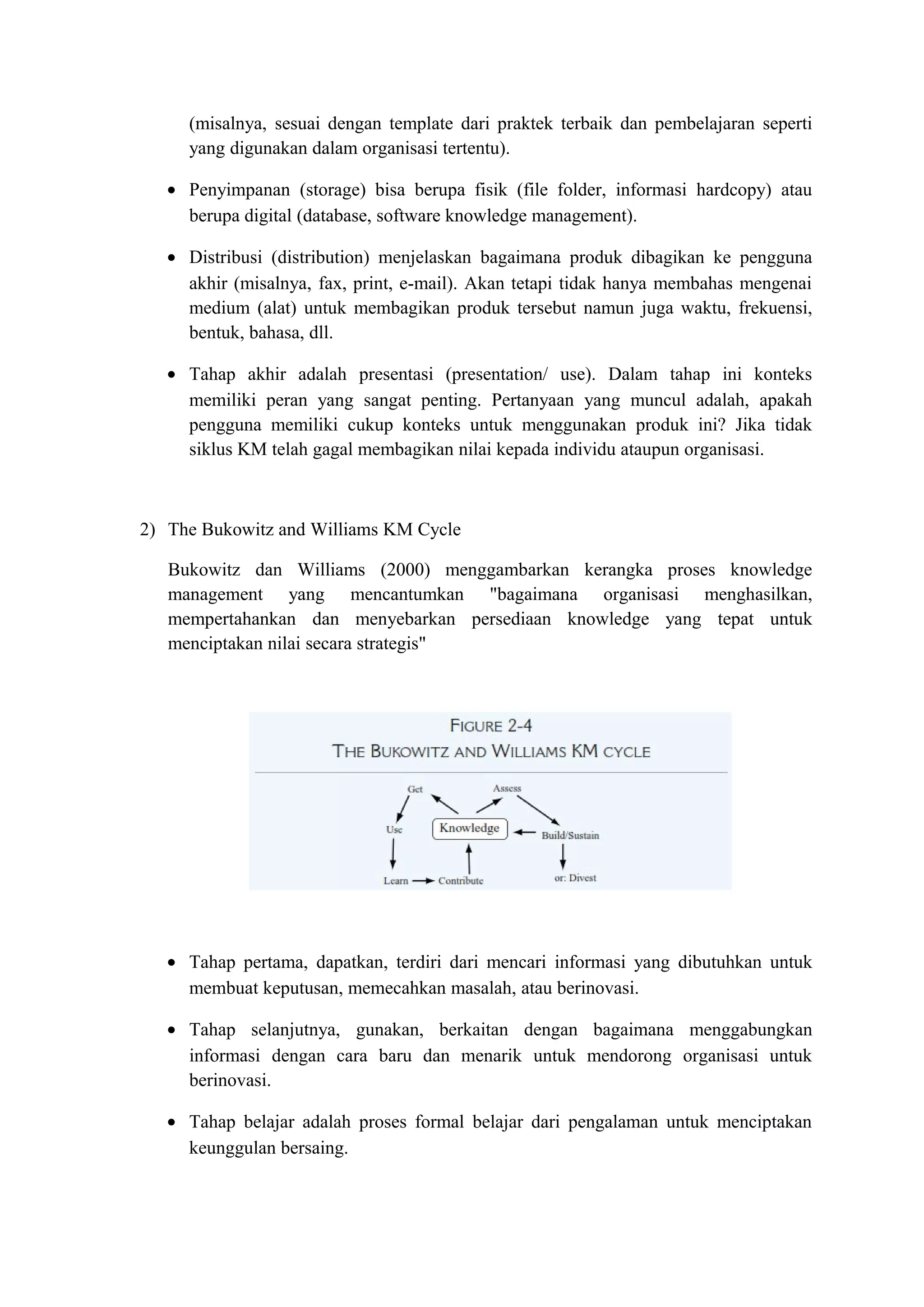Knowledge management cycle | DOC