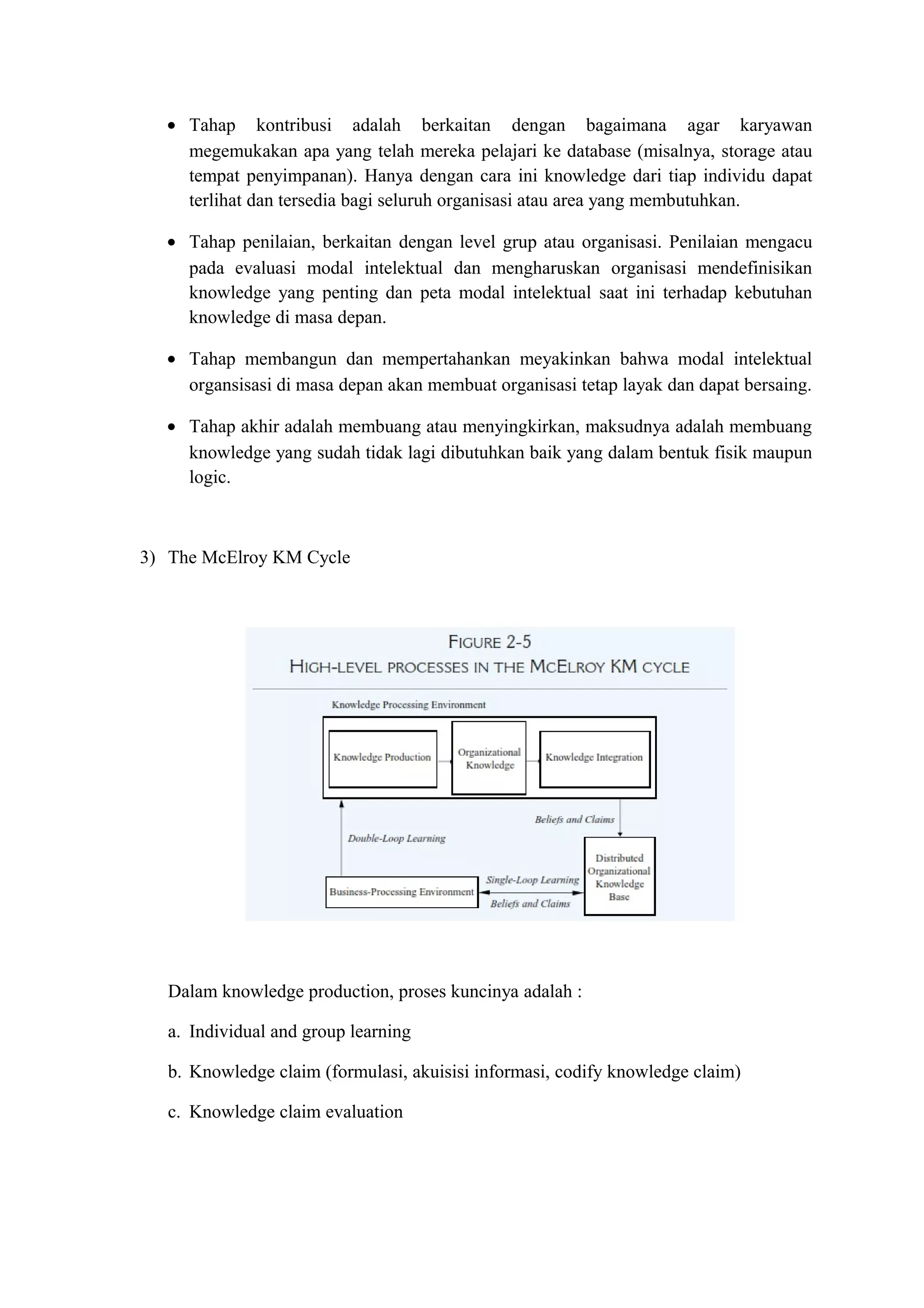 Knowledge management cycle | DOC