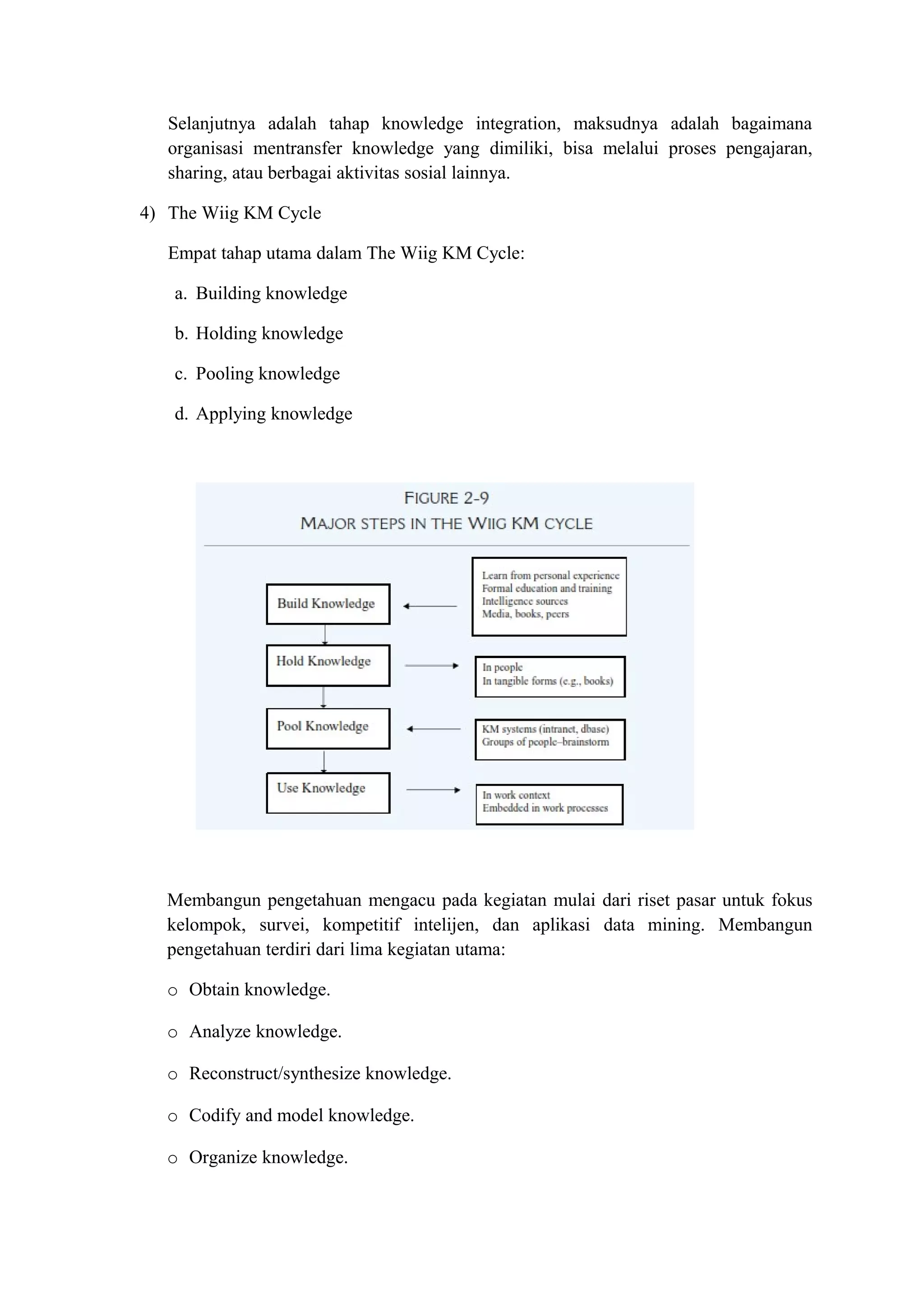 Knowledge management cycle | DOC