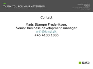 KMD and Telehealth in Denmark | PDF