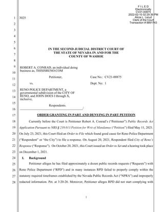 Court awards attorney fees to This Is Reno in public records lawsuit ...