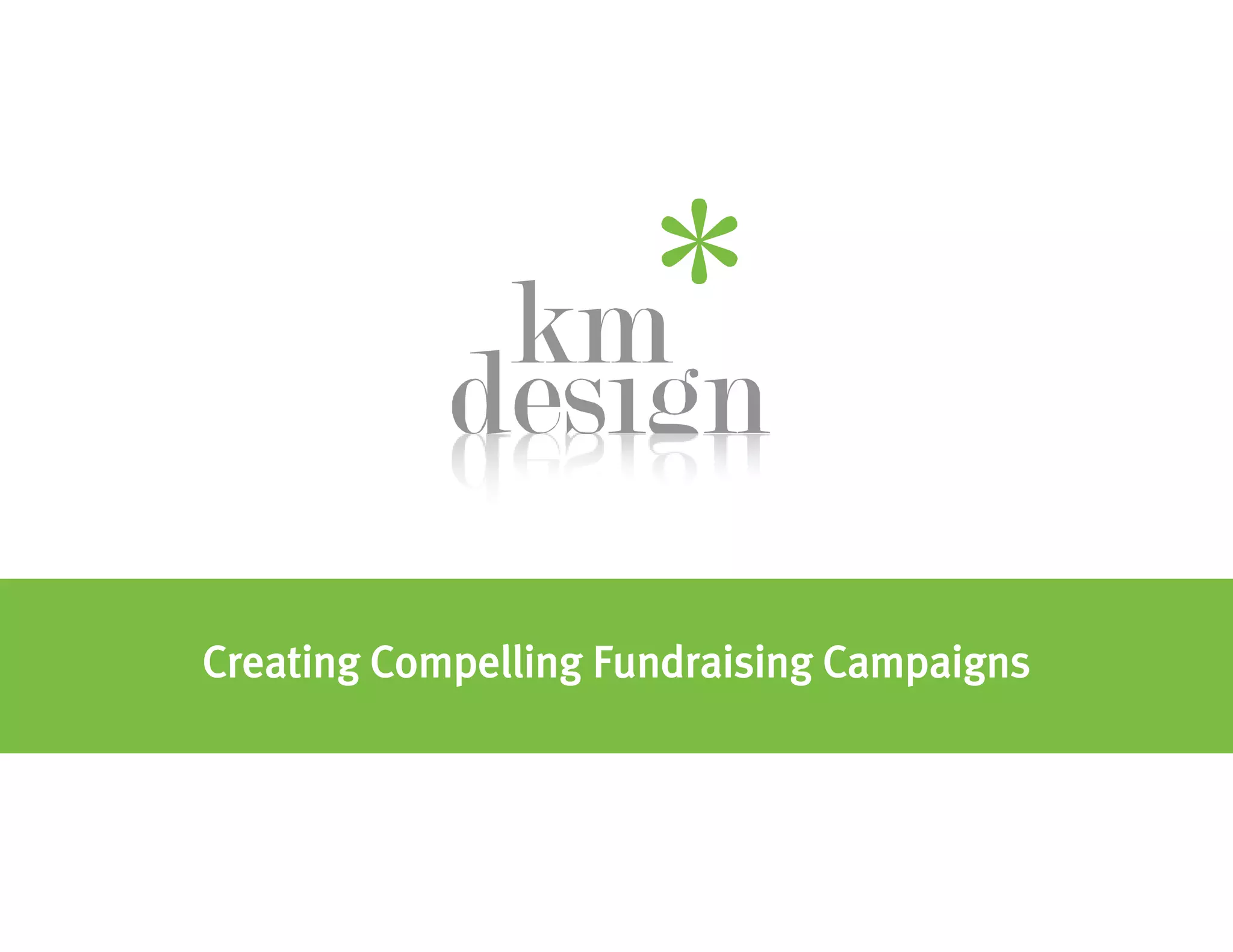 KM Design Fundraising Portfolio | PDF