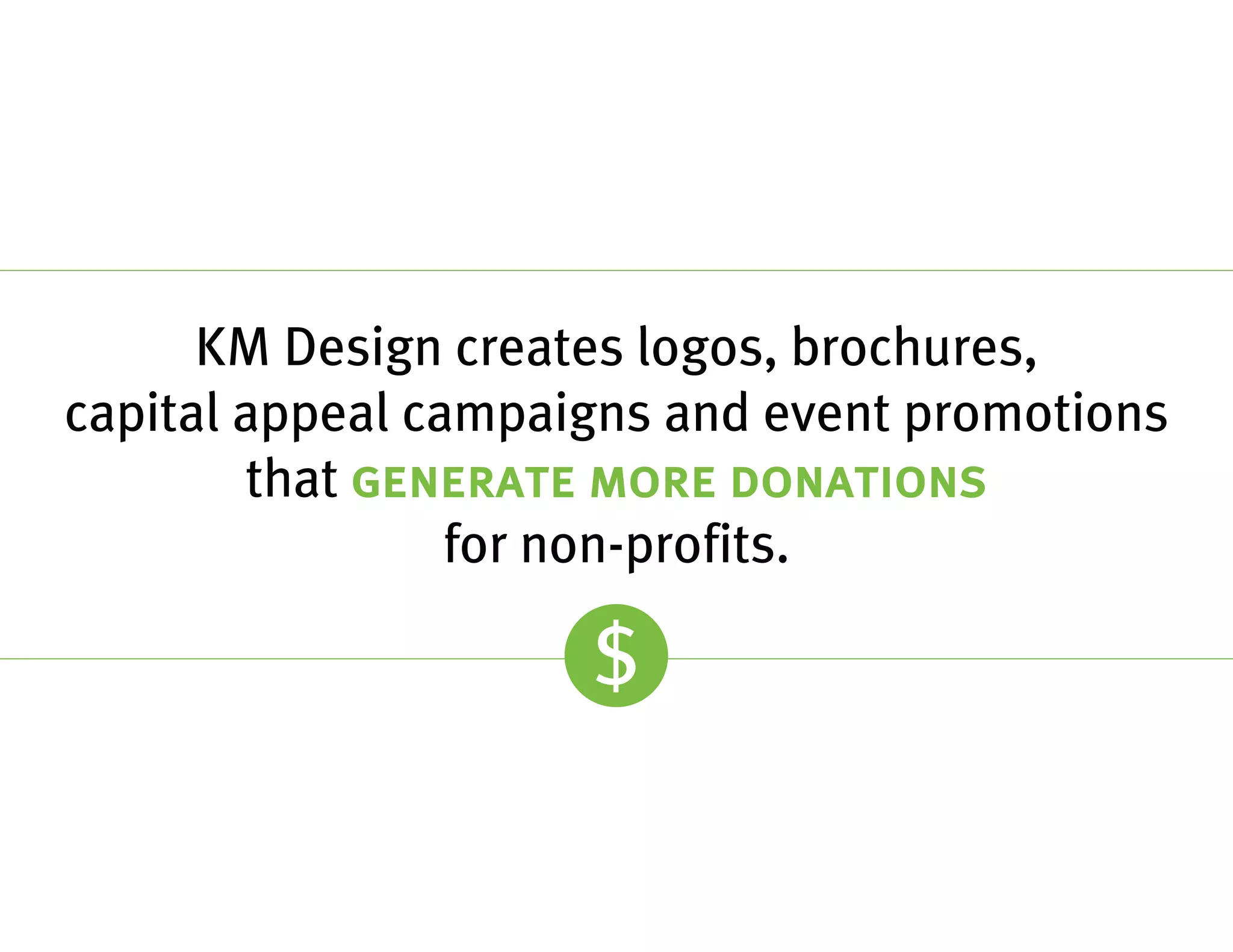 KM Design Fundraising Portfolio | PDF