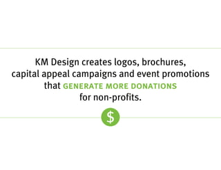 KM Design Fundraising Portfolio | PDF