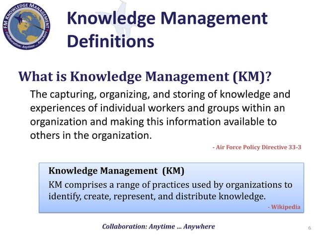 Knowledge Management in the Department of Defense | PDF | Operating ...