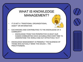 Knowledge Management as a Doughnut | PPT | Business | Business and Finance