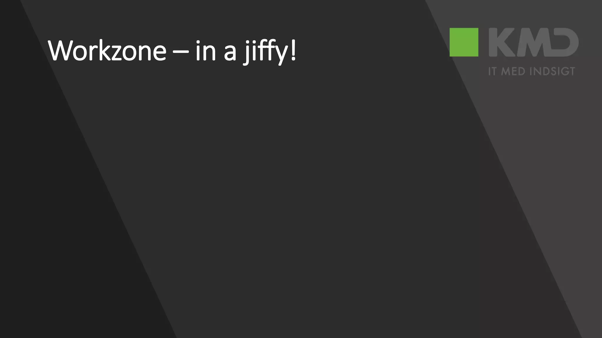 Kmd workzone - an evolutionary approach to revolution | PDF | Technology & Computing
