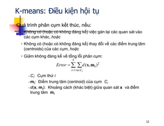 Tìm hiểu về thuật toán Kmeans và các ứng dụng | PDF