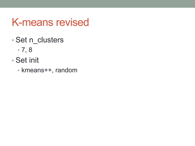 K Means Clustering With Scikit Learn Ppt