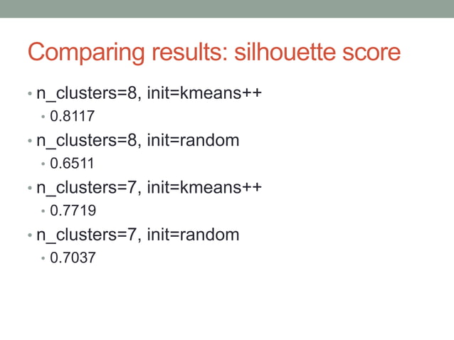 K Means Clustering With Scikit Learn Ppt