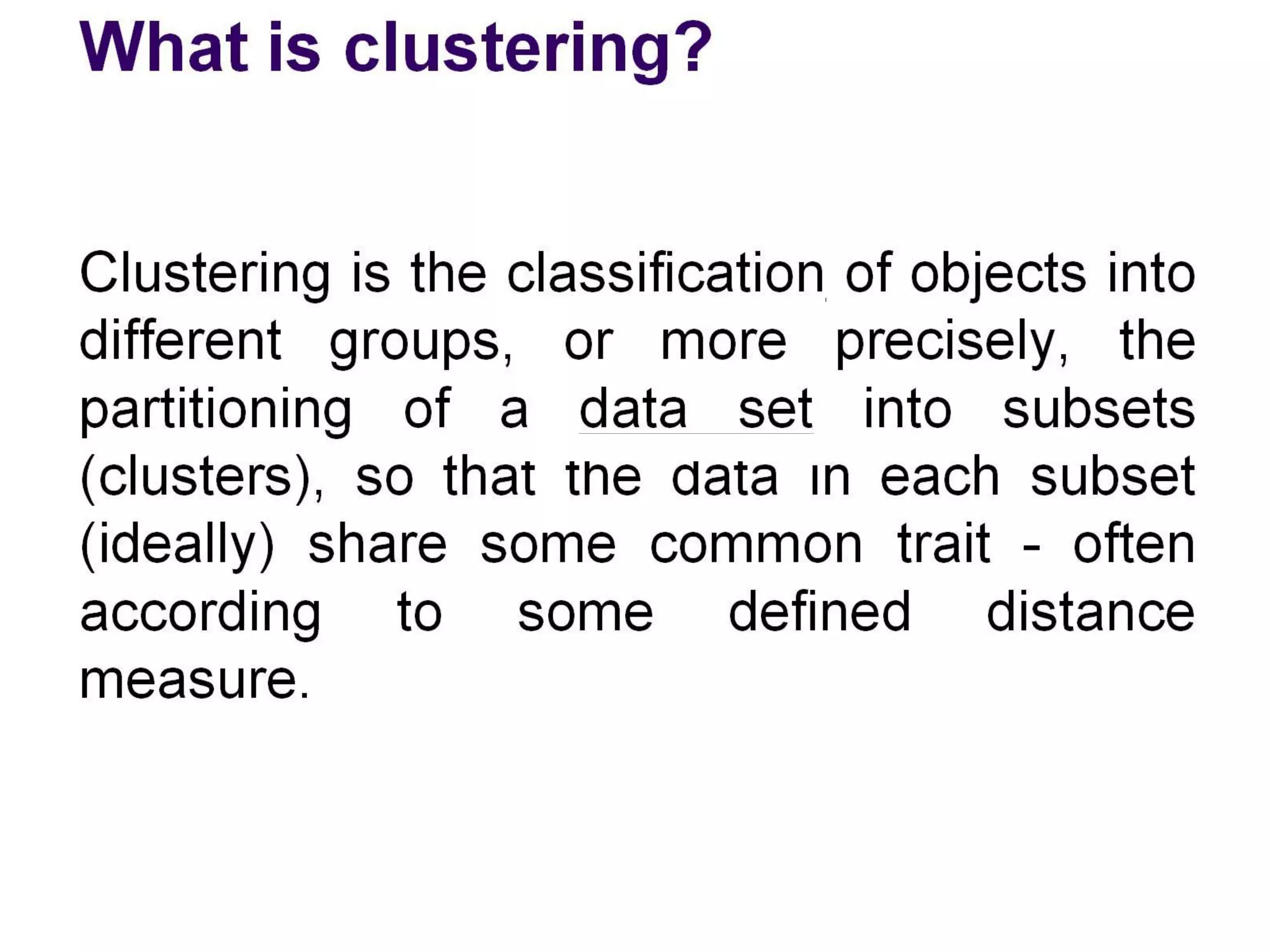 K means clustering | PDF