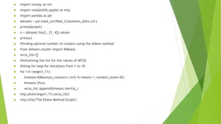 K Means Clustering in ML.pptx | Computing | Technology & Computing