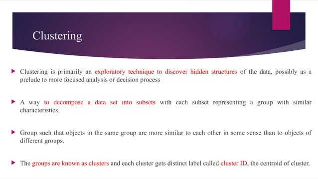 K_means ppt in machine learning concepts | PPTX