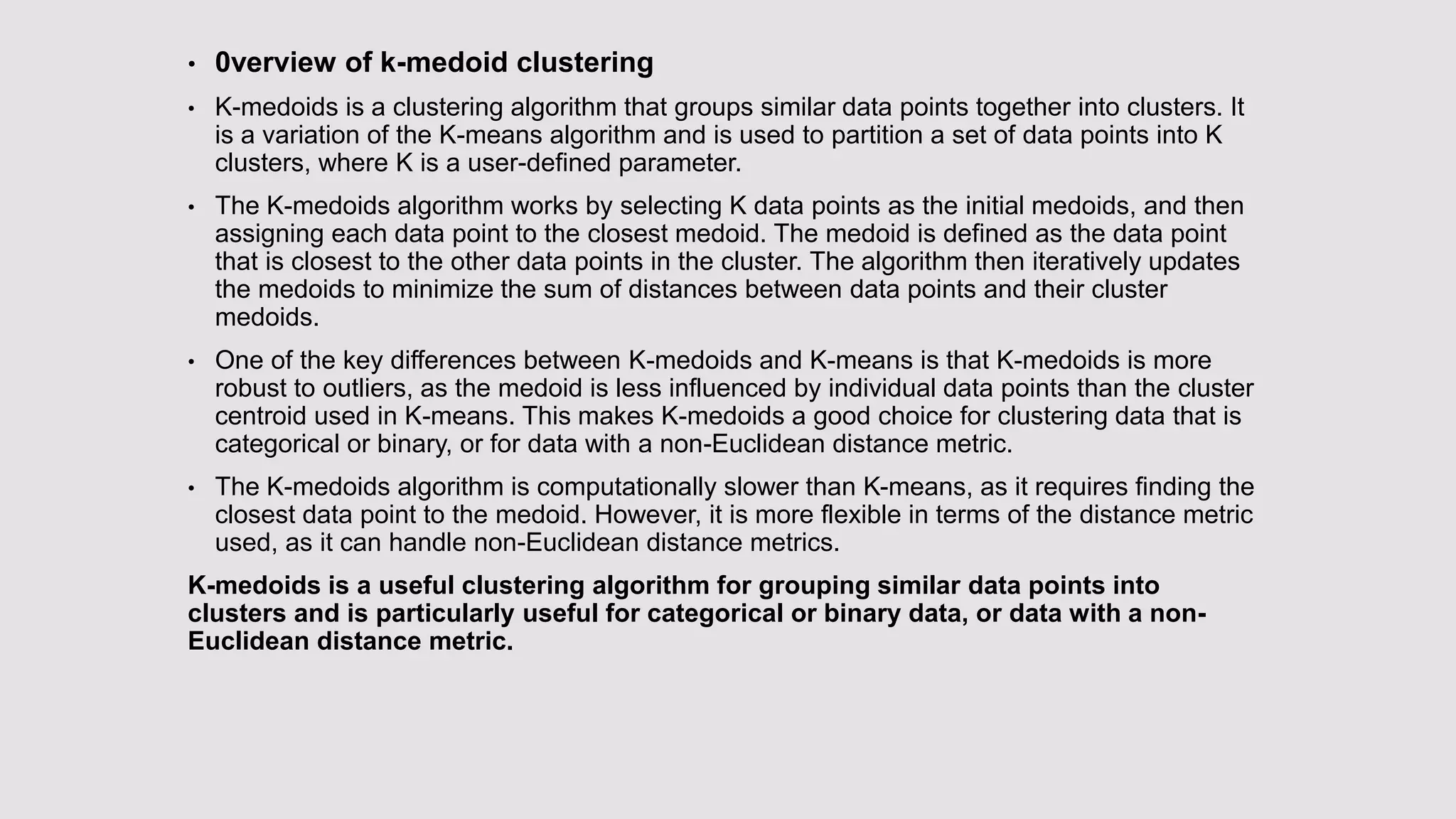 k medoid clustering.pptx