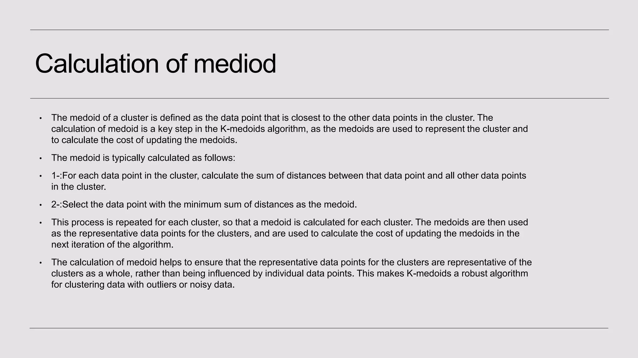 k medoid clustering.pptx