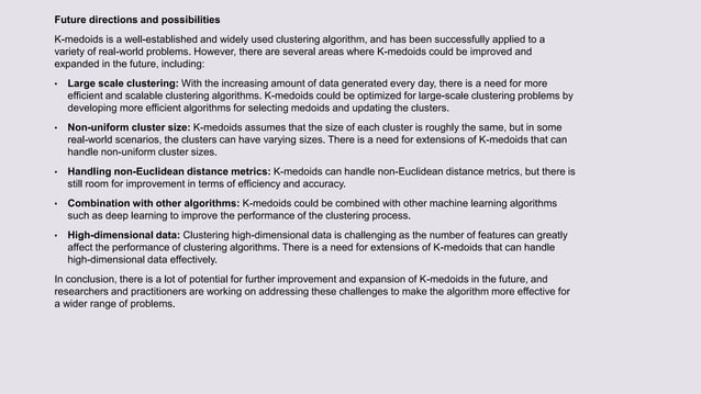 k medoid clustering.pptx | Computing | Technology & Computing
