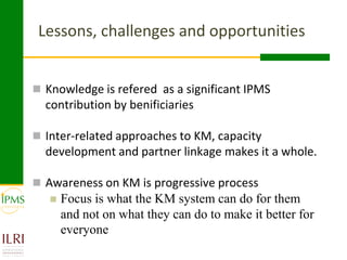 Innovative approaches of knowledge management in agriculture ...