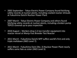 The Road to Fukushima and Its Impact on Restarts | PPT