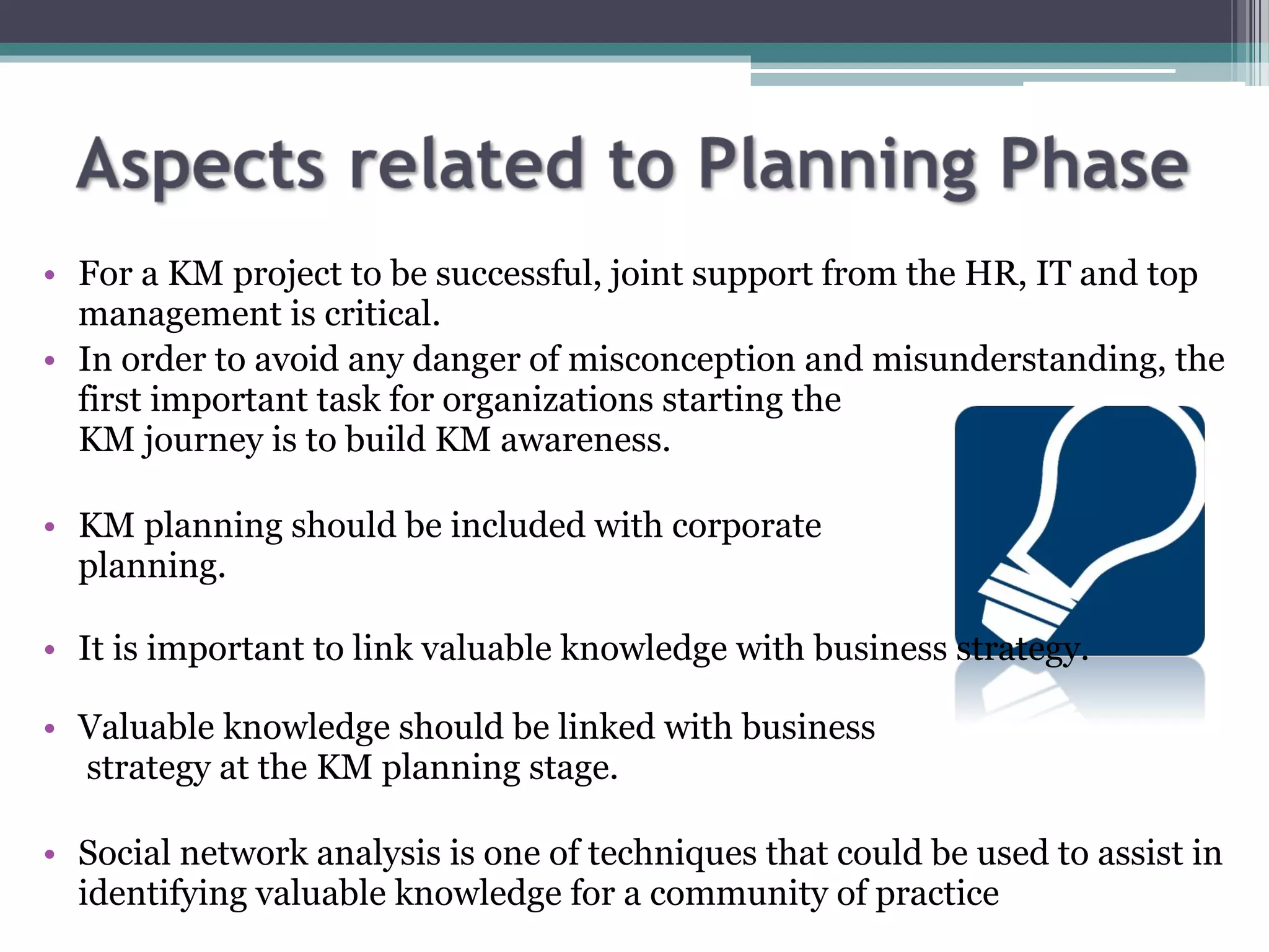 Knowledge Management Implementation Road map | PPT