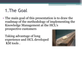 Knowledge Management Implementation Road map | PPT