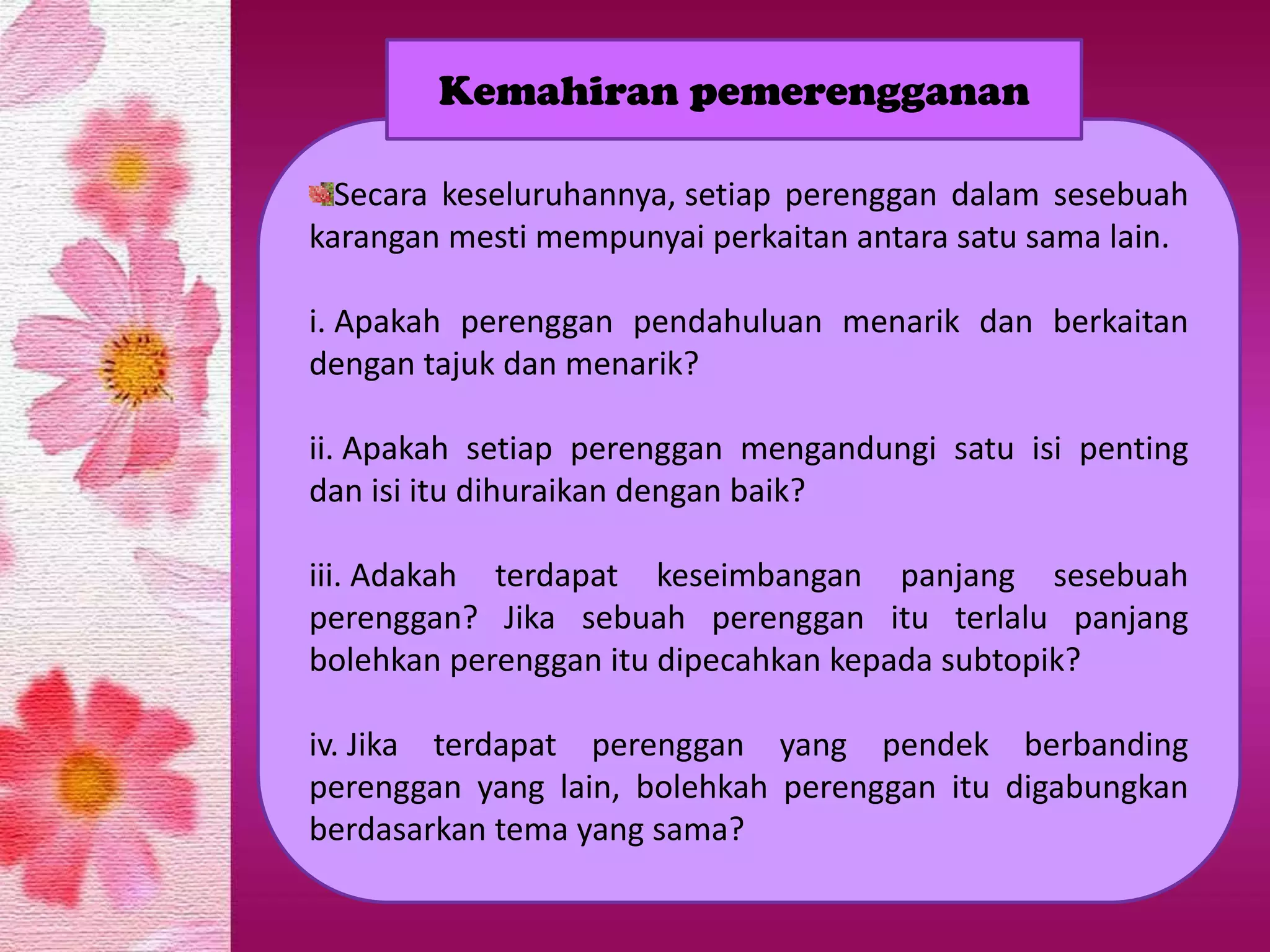 kemahiran mengarang | PPTX