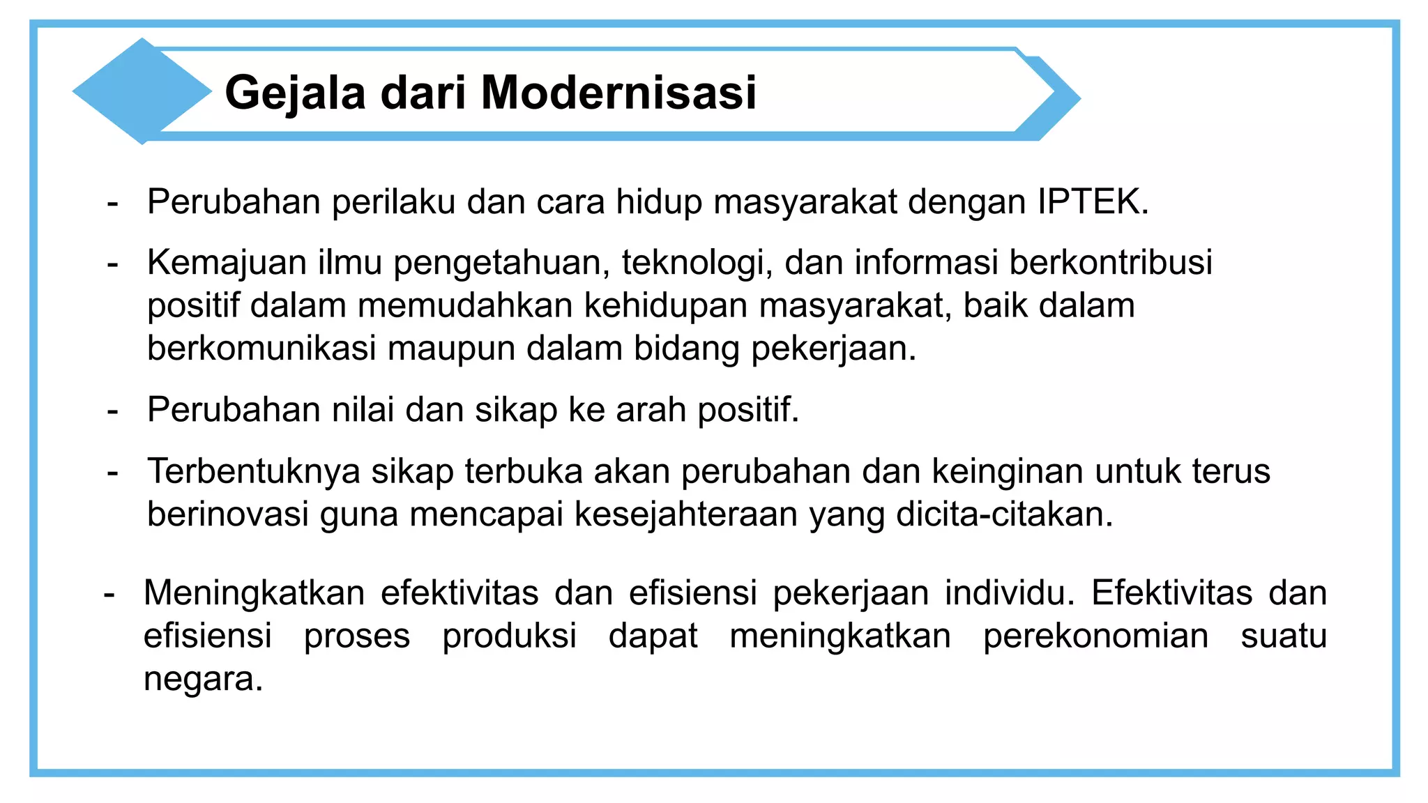 MODERNISASI | PPT