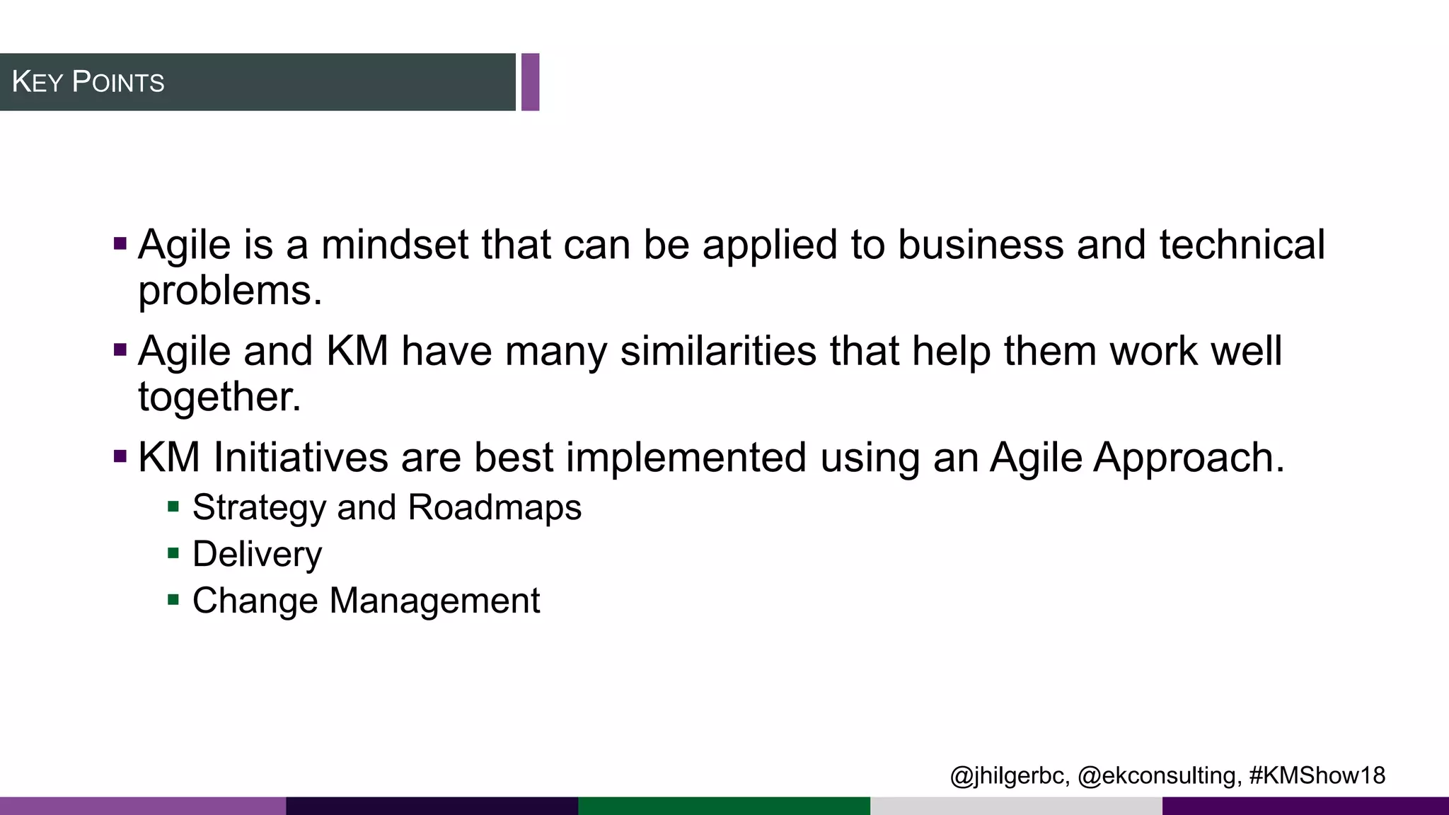 Agile Knowledge Management | PPT